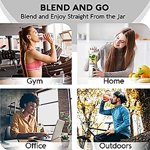 Mueller Ultra Bullet Personal Blender for Shakes and Smoothies with 15 Oz Travel Cup and Lid, Juices, Baby Food, Heavy-Duty Portable Blender & Food Processor, White