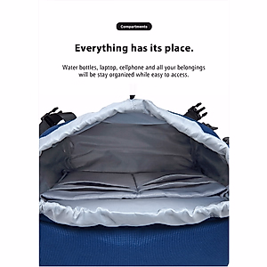 SansPeur EWART Backpack, Casual Back Pack with Laptop Sleeve, designed for Work, Travel, School & College, Navy Blue