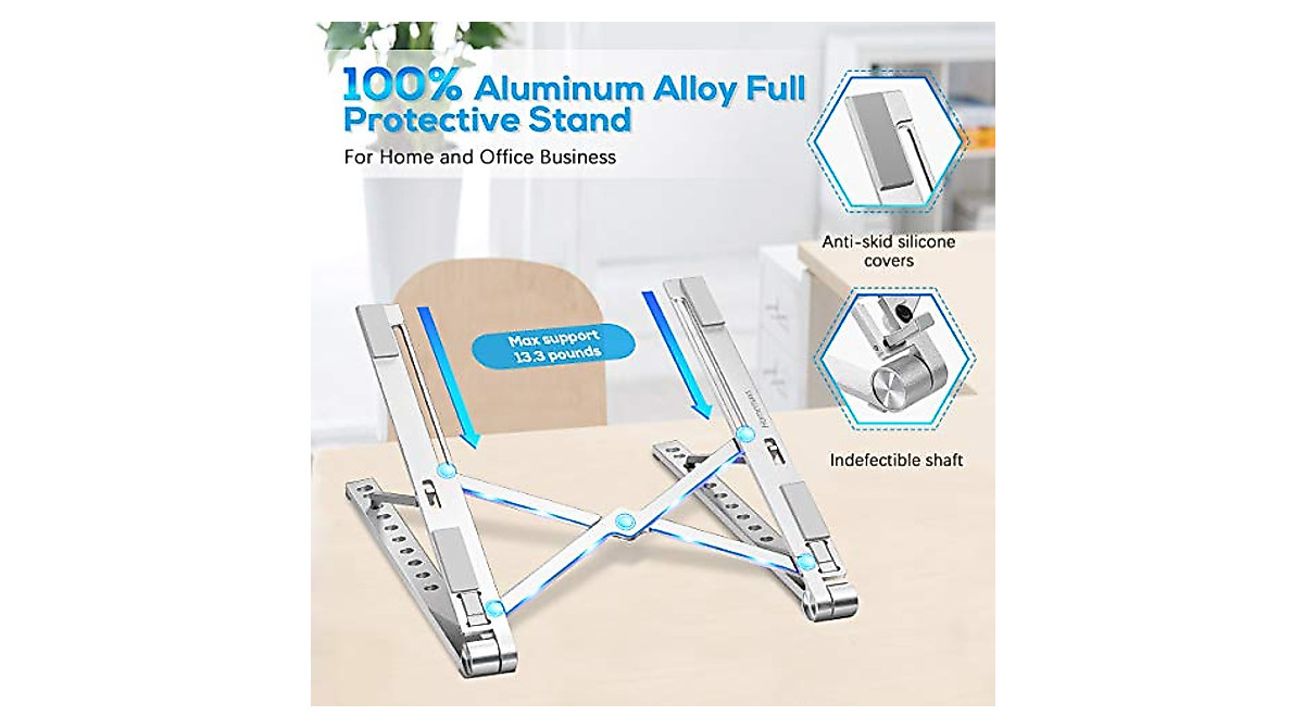 Ergonomic Foldable Laptop Stand for 10-15.6" Laptops | Roleader