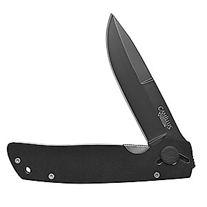 Camillus Cuda 9" Durable Lightweight Corrosion-Resistant Drop Point AUS-8 Stainless Steel Everyday Carry Folding Pocket Knife with Cuda Opening Technology