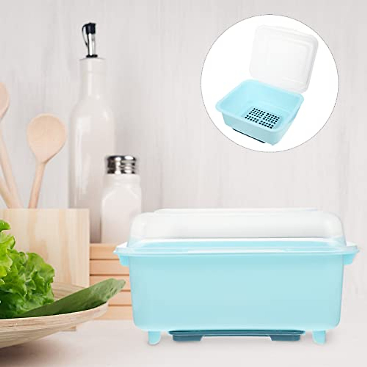 Cabilock Bottles Bottles 2pcs Bottle Drying bottle stand bottle dryer holder feeding bottle drying rack Rack with Anti- Small Dish Drying Rack Small Dish Drying Rack