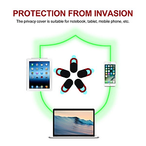 SOLUSTRE 5PCS lens mask Webcam Cover Slide for Tablet Laptop Camera Cover Slide laptop camera covers computers laptops cell phone cover plate environmental protection material plastic