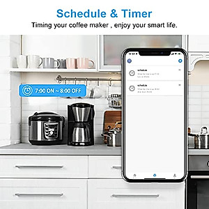 Ampai HomeKit Smart Plug Compatible With Alexa, Siri, Google Home - Energy Monitoring Smart Outlet - Remote Control - 2.4GHz Wi-Fi - 15Amp