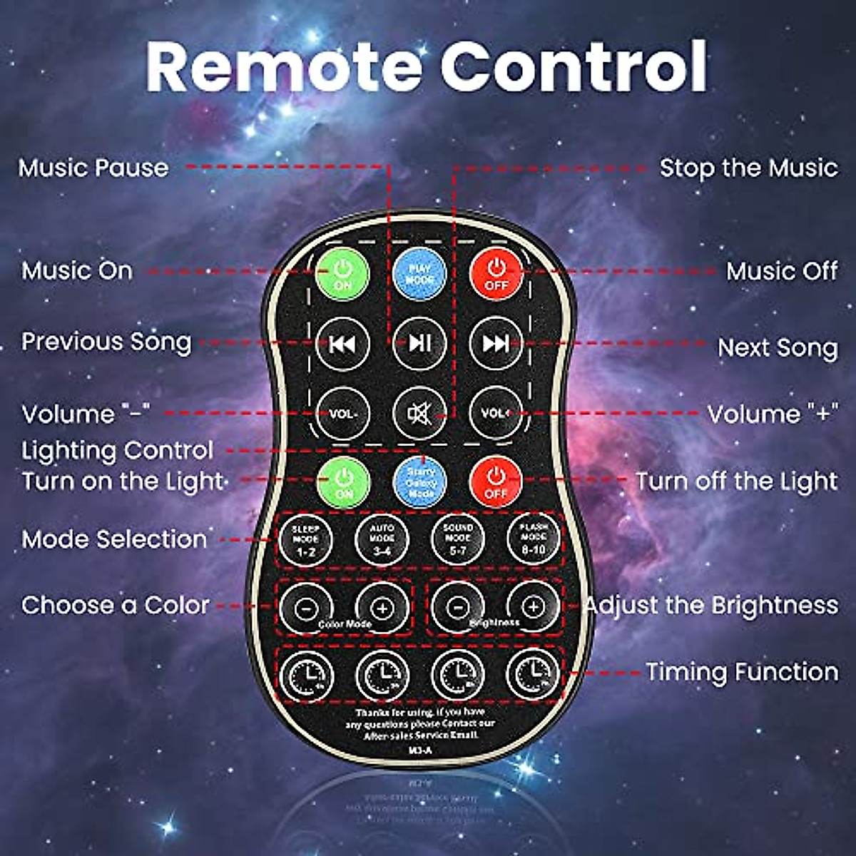 Galaxy Projector Star Projector, 4 in 1 Planet Projector Lights Night Lights Sound Activated for Kid Adult Bedroom with Music Speaker, Voice & Remote Control