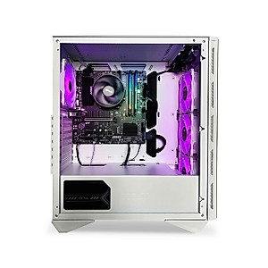 NSX GAMING Phoenix Gamer Desktop PC (AMD Ryzen 5 5600G 3.9 Ghz, 16GB 2 * 8Gb RAM Ddr4 3600, SSD 480 Nvme M.2, Windows 11 Home, WiFi Ready, Mouse and Keyboard Included)
