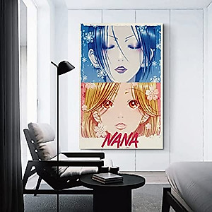 AZRASH Anime Nana Poster Canvas Gifts Wall Art Posters Print Modern Bedroom Decor 12x18inch(30x45cm)