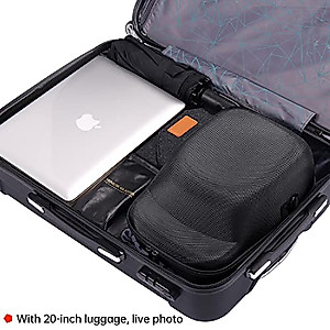 Ozueccr Hard Case, Storage for Baseball Caps with Carrying Handle & Shoulder Strap - This Organizer Holder Protects up to 6 Hats - Perfect for Traveling & At-Home Storage