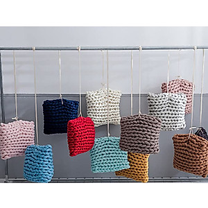 Chunky Cotton Yarn for Arm Knitting Crochet Super Saver Jumbo Giant Bulky Premier Yarn for Making Pets House Blanket