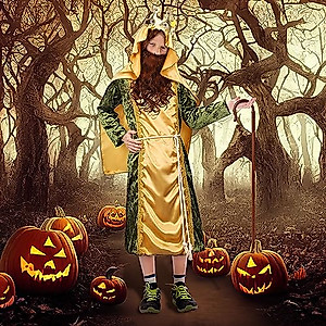 HooLing 6 Pcs Wise Men Costume Kids Saint Bible Costume Boys Shepherd Nativity Costumes for Christmas Halloween(S)