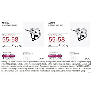 POC Kortal - Advanced Trail, Enduro and All-Mountain Bike Helmet with a Highly efficient Ventilation Design