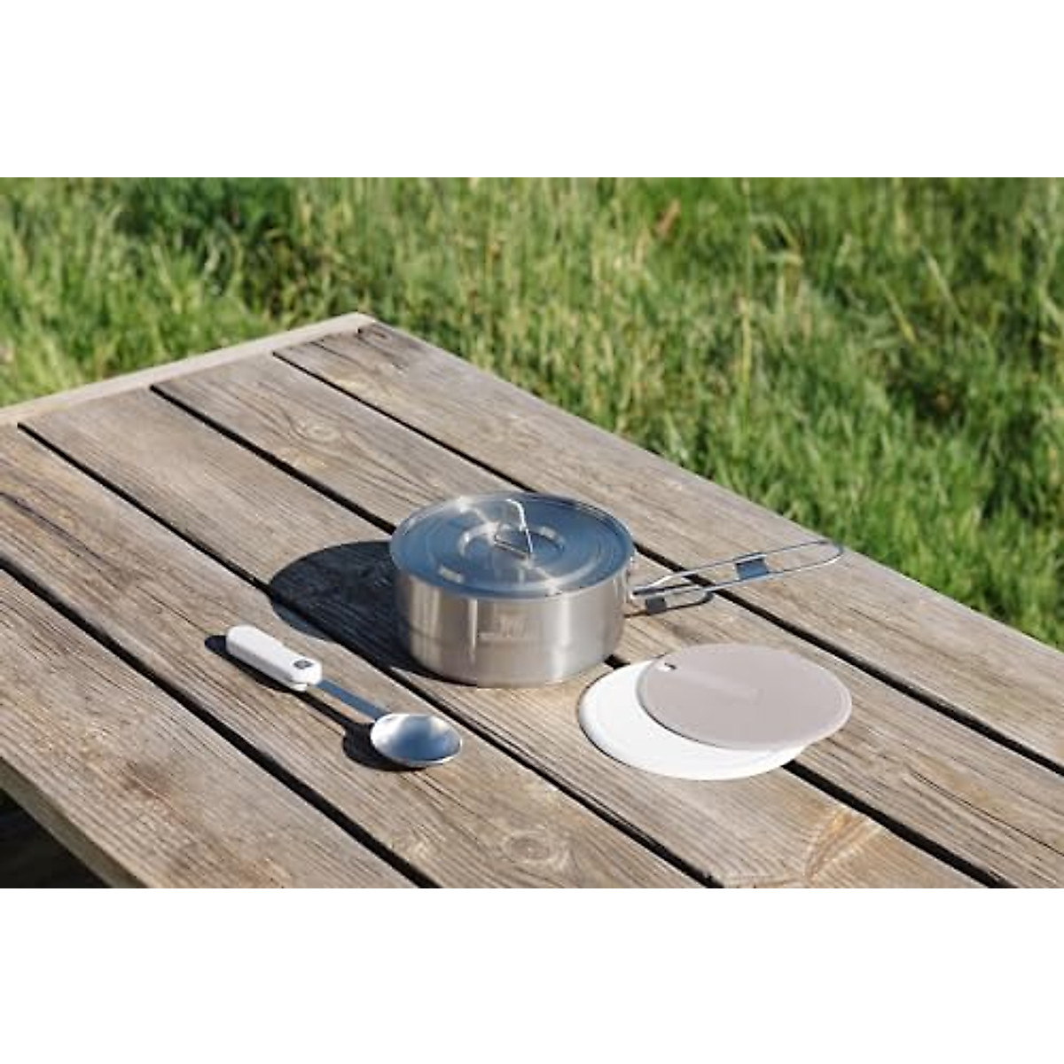 Stanley Wildfare Pro 5-Piece Saucepan Cookset | 2 qt Saucepan with Fold & Lock Handle | Camping Essentials for Your Camp Kitchen