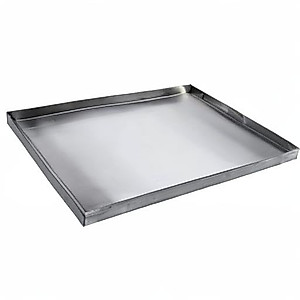 Confote 23.6"x17.6" Stainless Steel Replacement Tray for Dog Crate, Chew-Proof and Crack-Proof