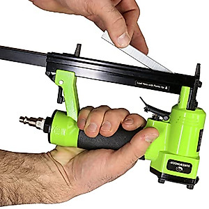 9615A Pneumatic 22 Gauge Upholstery Stapler with Case and 15,000 Staples