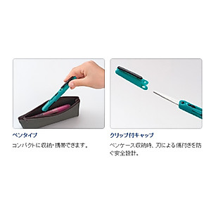 RayMay Pen Style Portable Scissors Pencut, Blue