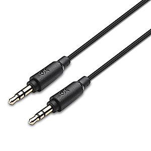 Cable Matters 2-Pack Coiled 3.5mm Male to Male Stereo Audio Cable - Stretches from 2 to 4 Feet