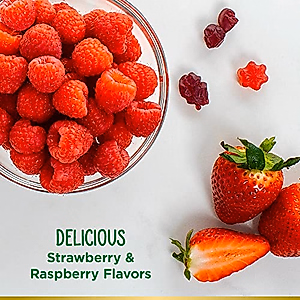 Nature's Bounty Disney® Frozen Kids Gummy Multivitamin, Natural Strawberry & Raspberry Flavored, Vitamins A, C, D, E, and Select B Vitamins, 60 Gummies