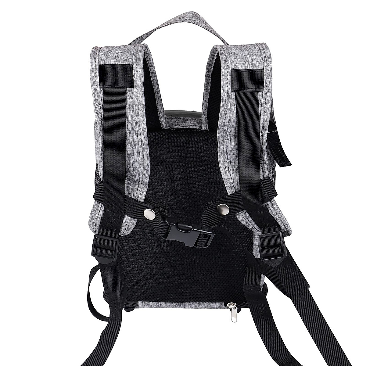 Yxmeiguo Lightweight Portable Oxygen Concentrator Backpack for G3 Unit, Breathable & Comfortable POC Carrying Bag with Mesh Panels, Water Resistant Oxygen Backpack (GRAY)