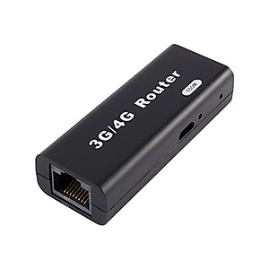 Portable 3G/4G WiFi WLAN Hotspot 150Mbps RJ45 USB Wireless Router Compatible with 400 USB 3G Modems, Supports Multiple OS, High Data Rate, Easy Plug and Play