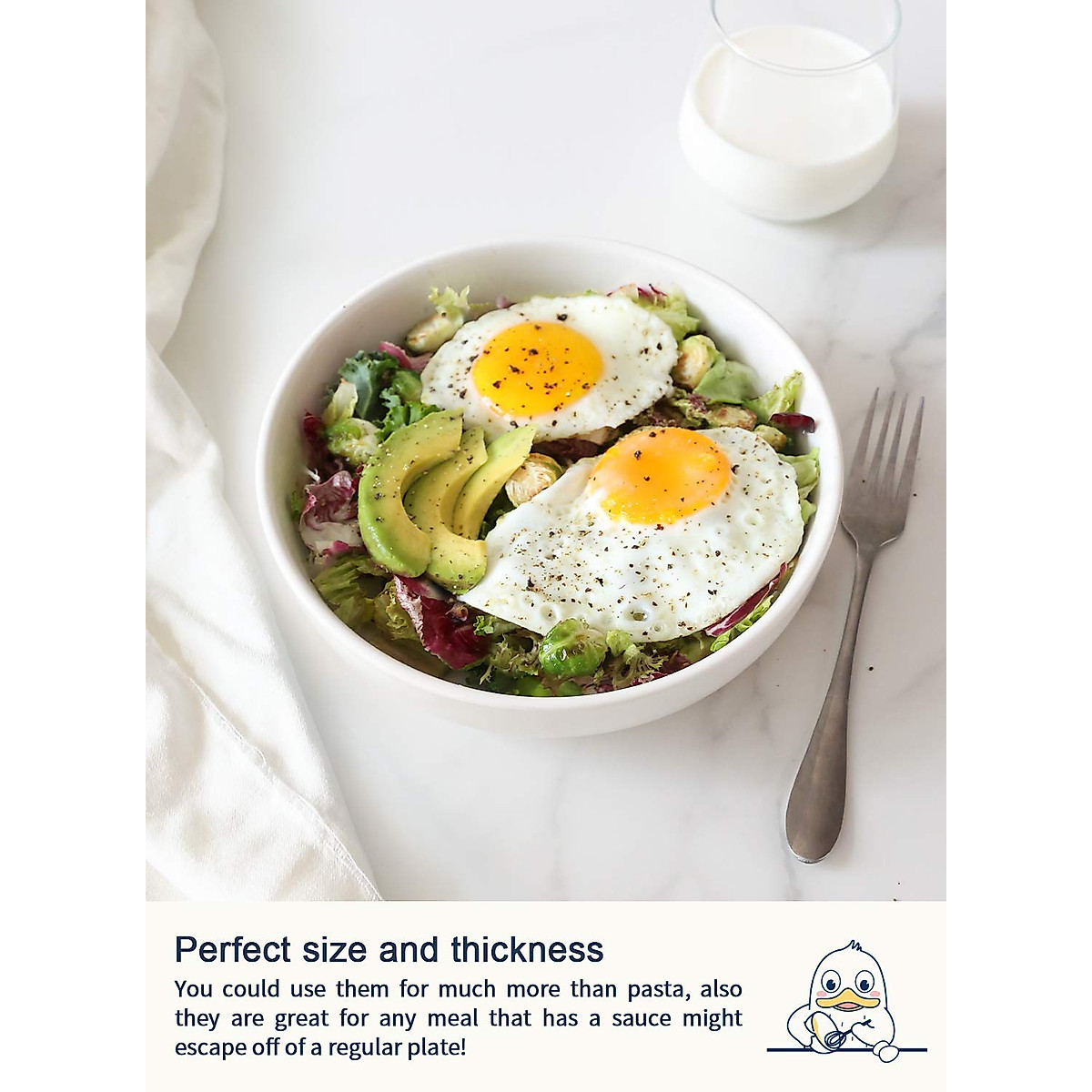 LE TAUCI Pasta Bowls 32 Ounce+large Pasta Bowls 42oz