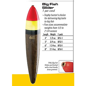 Thill Big Fish Slider Float - 5 in, Orange