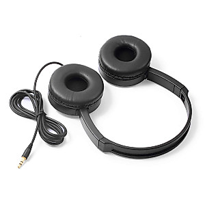Kaysent School Headphones for Classroom Students - (KHPC-24B) 24 Packs Black Color Kids' Headphones for School, Library, Computers, Children and Adult(No Microphone)