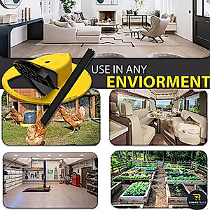 RinneTraps - Flip N Slide Bucket Lid Mouse Trap |Humane or Lethal| |Trap Door Style| |Multi Catch |Auto Reset| |Indoor Outdoor| |No See Kill| |5 Gallon Bucket Compatible| Made in USA (1)