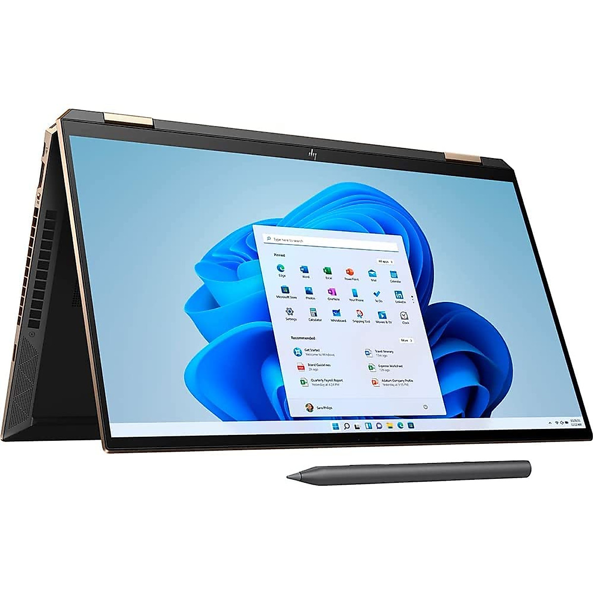 HP Spectre x360 15t OLED, 11th Gen i7-1165G7, Windows 11 PRO, 1TB SSD, 16GB, Bang & Olufsen, 15.6" Laptop PC, Black