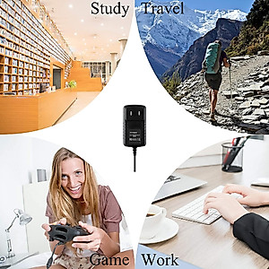 Digipartspower AC Adapter Charger Power Cord for SEGA Genesis Flashback 2018 AtGames Console 85 Classic Games Wireless Controller