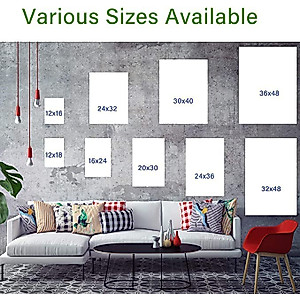 Wewejia Modern Grey Texture Abstract Canvas Painting Wall Art for Living Room and Office Decor-Modern Master Abstract Oil Painting Picture Reproduction Printing Artwork Ready to Hang