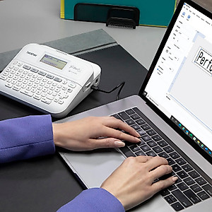 Brother P-Touch PT-D410 Home / Office Advanced Label Maker | Connect via USB to Create and Print on TZe Label Tapes up to ~3/4 inch