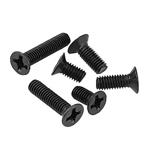 Dreneco Electronic Screws Phillips Flat Head Micro Screws for Glasses Laptop Notebook Computer Bolt M3*7mm,200 pcs