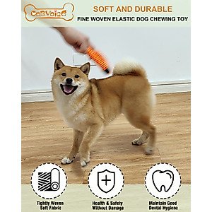 CaBYbigG Dog Rope Toy,No Stuffing Dog Toy,Puppy Chews for Teething,Dog Chew Toys,Ring Dog Toys for Medium Small Dogs Breed 4 Packs