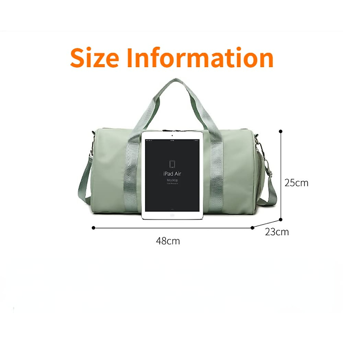 Gym Bag for Women Sports Tote Travel Bags Carry On with Shoe Compartment for Weekender Tennis Baseball Yoga School
