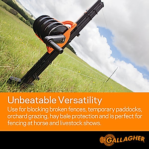 Gallagher Smart Fence 2 | Portable Fence for Containing Animals, Temporary Field Fencing, Quick and Easy Install, Safe and Versatile | 328ft of 4-Strand Electric Fencing