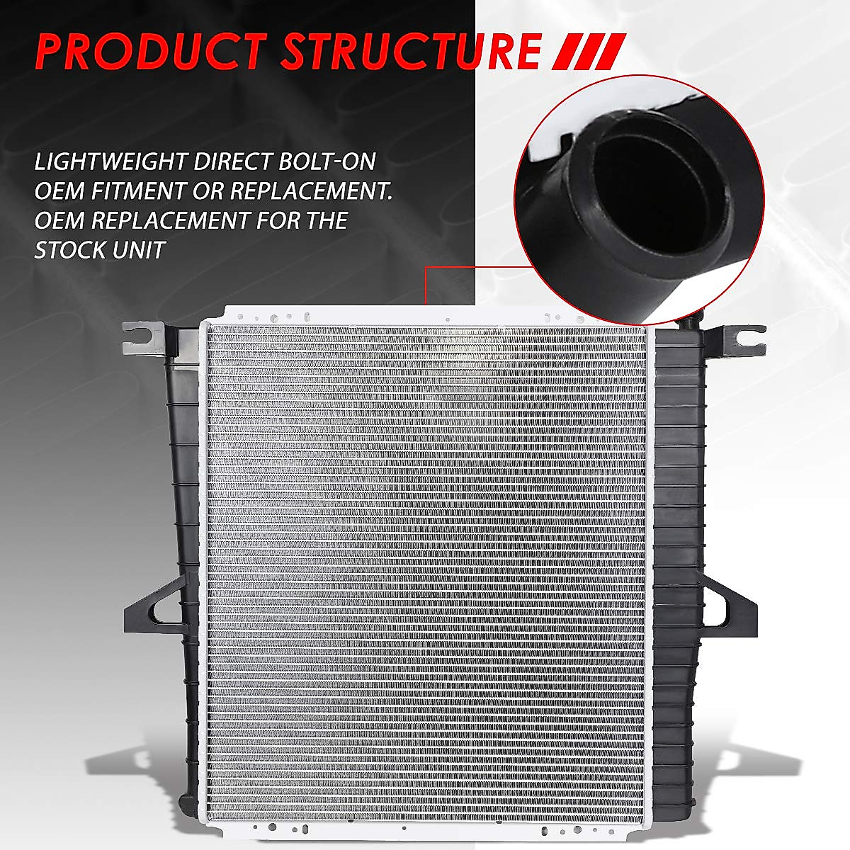 Auto Dynasty DPI 2173 Factory Style 1-Row Cooling Radiator Compatible with Ford Ranger Explorer Mazda B3000 B4000 Mercury Mountaineer 2.3L 3.0L 4.0L AT 98-11, Aluminum Core