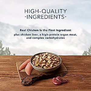 Blue Buffalo Wilderness Wolf Creek Stew High Protein, Natural Wet Dog Food, Chunky Chicken Stew in gravy 12.5-oz cans (Pack of 12)