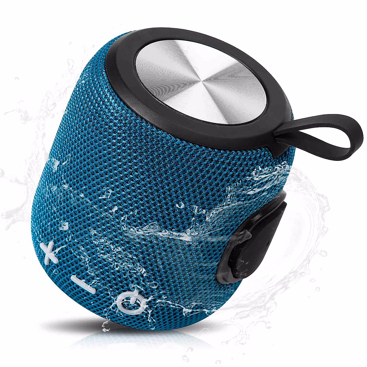 Bluetooth Speaker: Powerful Stereo Sound, IPX7 Waterproof, True Wireless Stereo Pairing, Portable Design, Latest Bluetooth V5.2 - Perfect for Zenfone 5 ZE620KL, Beach, Outdoor, Home, Parties- Blue
