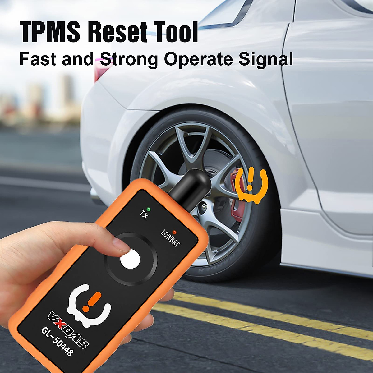 VXDAS TPMS Relearn Tool for GM Tire Pressure Monitor System Sensor TPMS Reset Tool GL50448 Programming Training Activation Tool for GM Chevy Vehicles Upgrade OEC-T5 EL50448