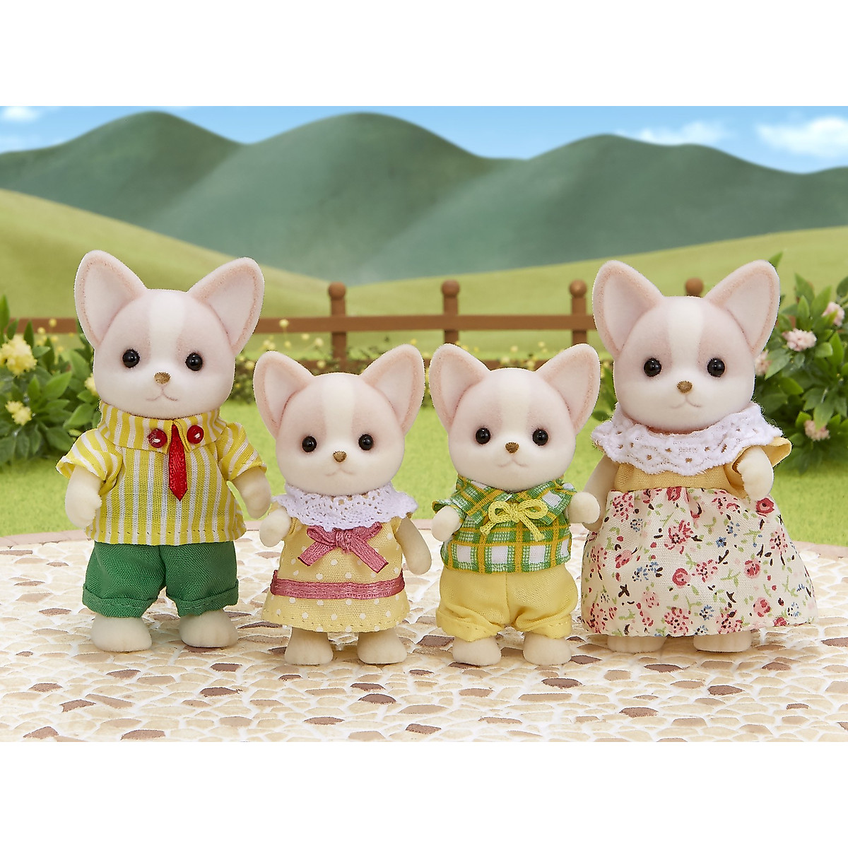 Sylvannian and Chihuahua Family Doll Set FS-14
