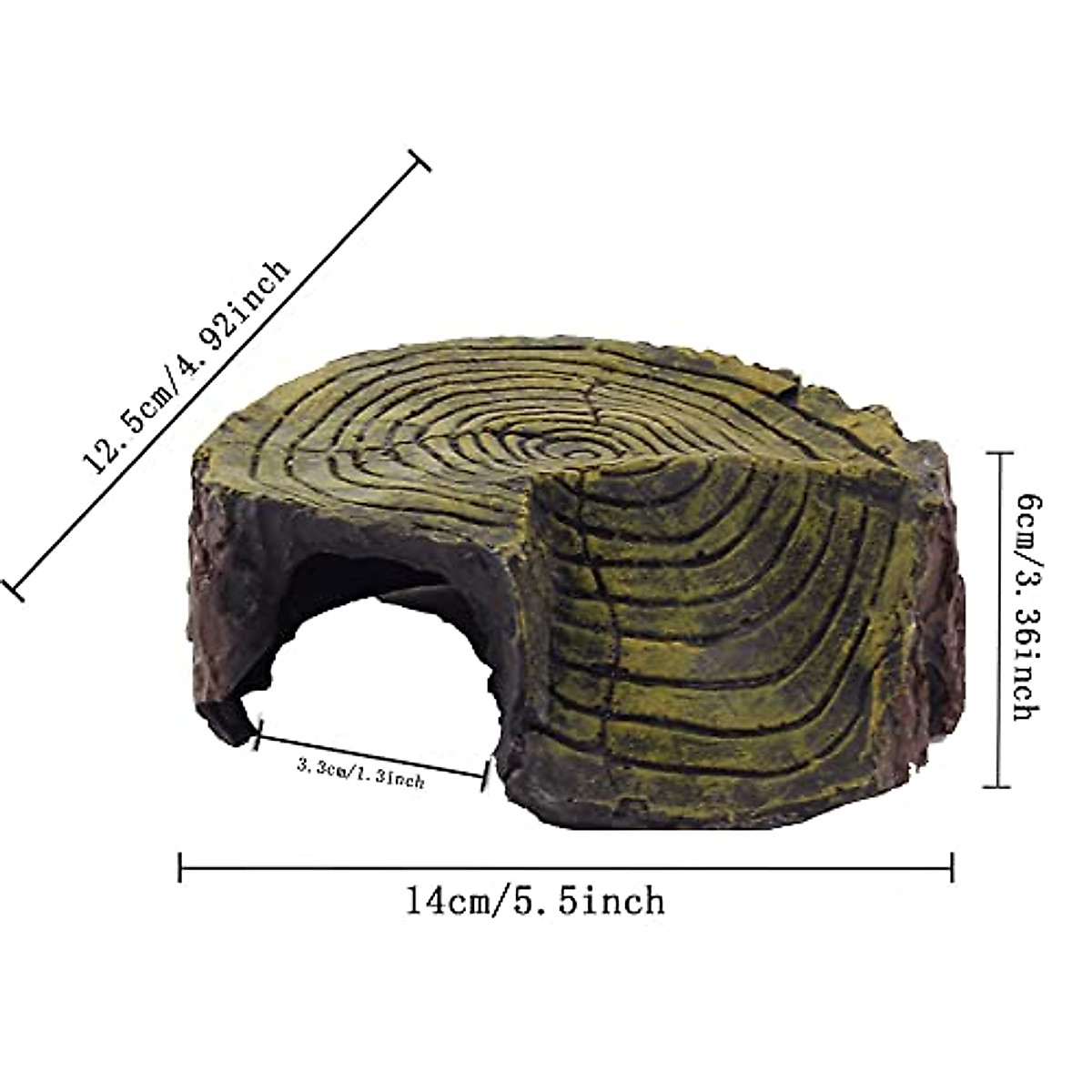 Saim Turtle Basking Ramp,Aquarium Decor Basking Platform Ramp for Small Turtle
