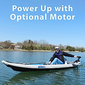 Sea Eagle 385FT FastTrack Deluxe Solo Inflatable Kayak 12'6"