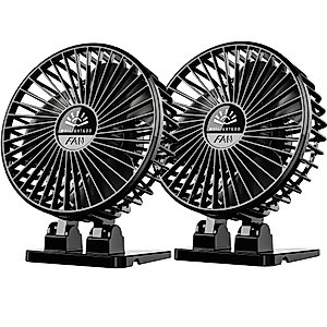 2Pack Desk Fan, USB Fan for Desk, Mini Desk Fan, 3 Speed Rotation Strong Wind, Protable Small Desktop Cooling Fan, Quite Mini Personal Fan for Home Office Table Bedroom Travel Curise(Black)