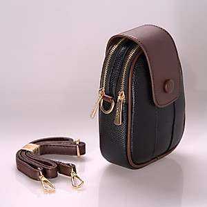 GEEMONT Small Clutch Purse For Women Mini Handbag Shoulder Bag Cell Phone Bag Dumpling Bag Multipurpose Crossbody