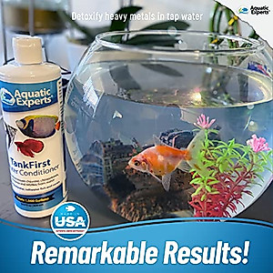 TankFirst Complete Aquarium Water Conditioner - Fish Water Conditioner, Instant Dechlorinator for Fish Tank, Water Conditioner for Freshwater Aquarium, Saltwater and Reef (TankFirst Regular, 500 ml)