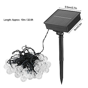 Indoor Outdoor Fairy Lights, Solar Patio Lights Warm White Outdoor Garden Solar Lights with Remote Control for Home