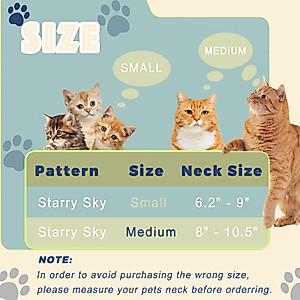 Mechpia Cat Cone Collar Soft, Cat Recovery Collar to Stop Licking, Protective Cat Neck Cone After Surgery for Small Medium Cats Kittens