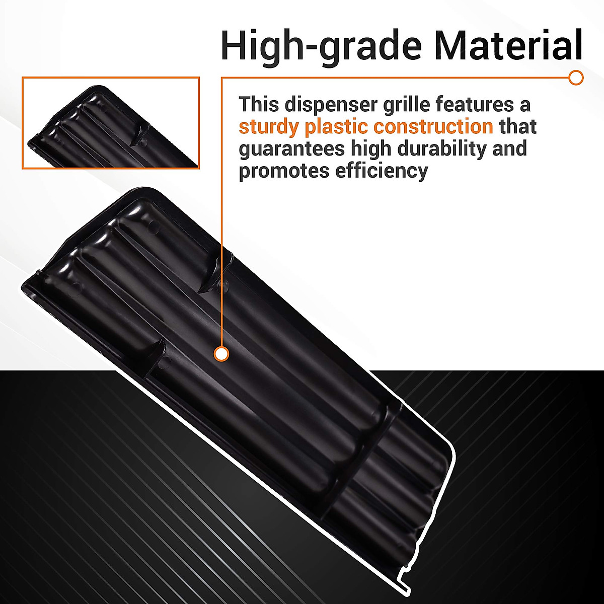 BlueStars 2206670B Refrigerator Dispenser Grille - Compatible with Whirlpool & Kenmore Models - Replaces WP2206670B W10171993 W10189532 WP2206670BVP