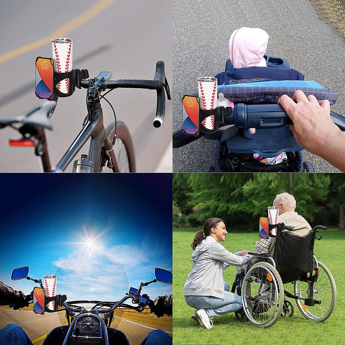 YHSHYZH Baseball Tumbler Cup with Lids, Skinny Travel Coffee Mug 20oz Stainless Steel Insulated Cold & Hot Cups Baeball Coaches Accessories Baseball Gifts for Women Baseball Mom (L, white)