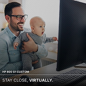 HP ProDesk 600G1 (RGB) Desktop Computer | Quad Core Intel i5 (3.2) | 8GB DDR3 RAM | 500GB SSD Solid State | Windows 10 Home | Perfect Family PC (Renewed)