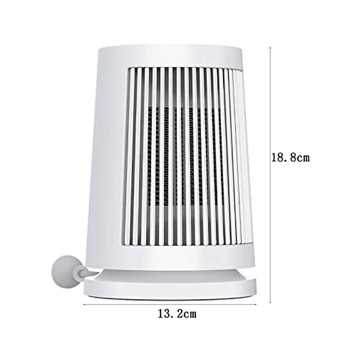 Outdoor Garden Heater Mini Desktop Electric Heater Ceramic Space Heaters - Tip-Over and Overheat Protection - 45° Oscillation Heaters for Room Low Energy Patio Heater